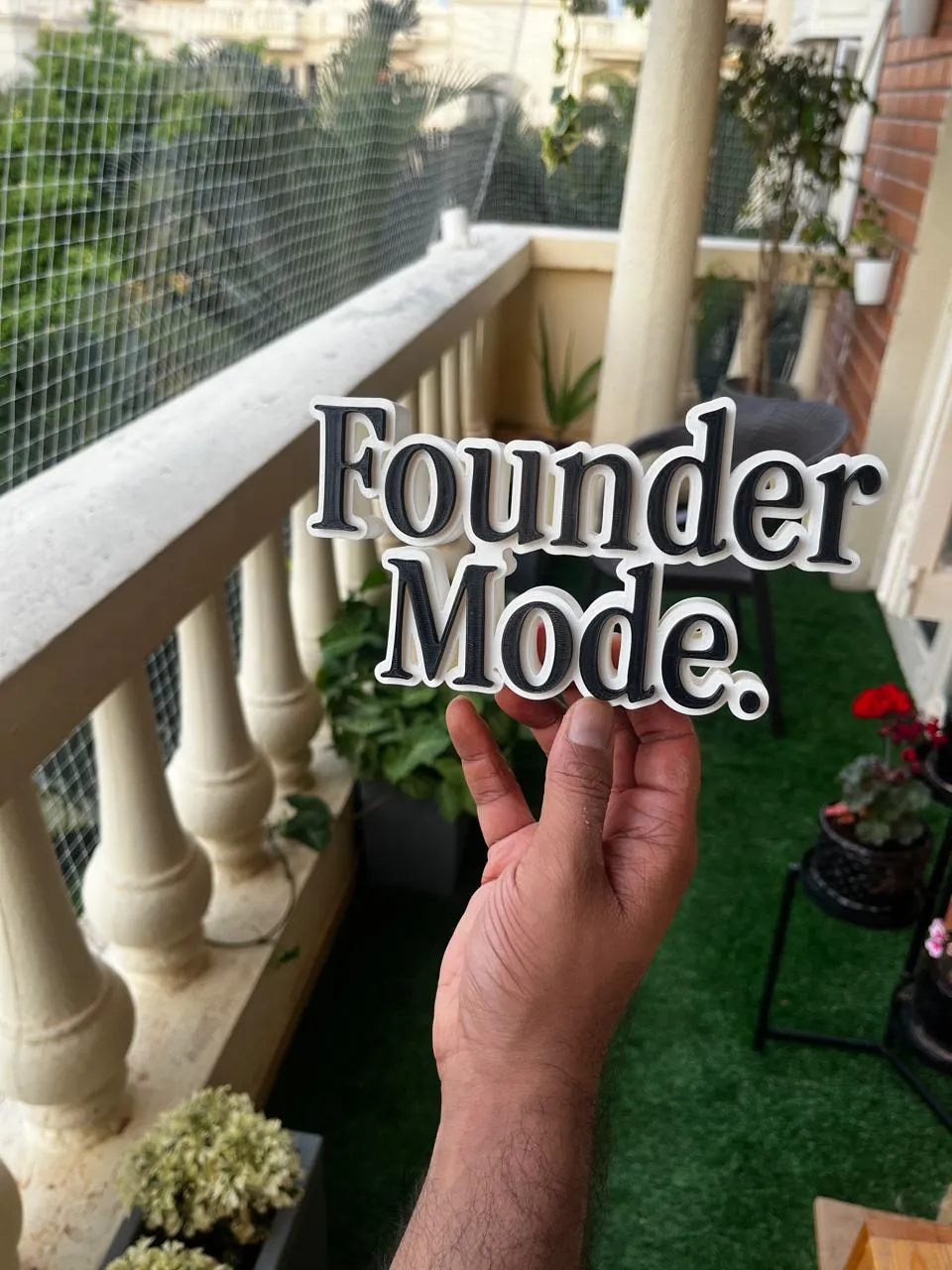 Founder Mode desk sign by apoorvumang MakerWorld: Download Free 3D Models