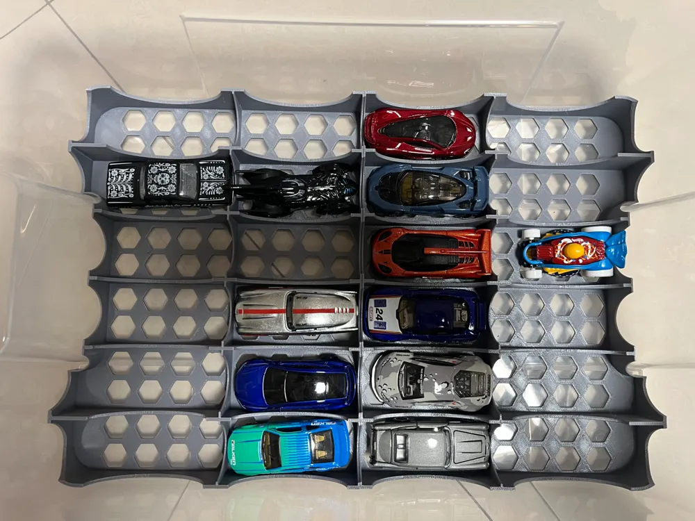 IKEA Samla 22L Hot Wheels stacking rack by warren - MakerWorld