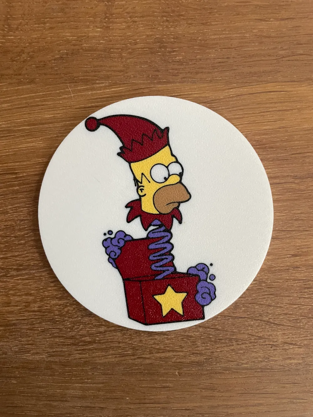 The Simpsons Coaster / 6 color / Treehouse / Homer by 3D Prints This ...