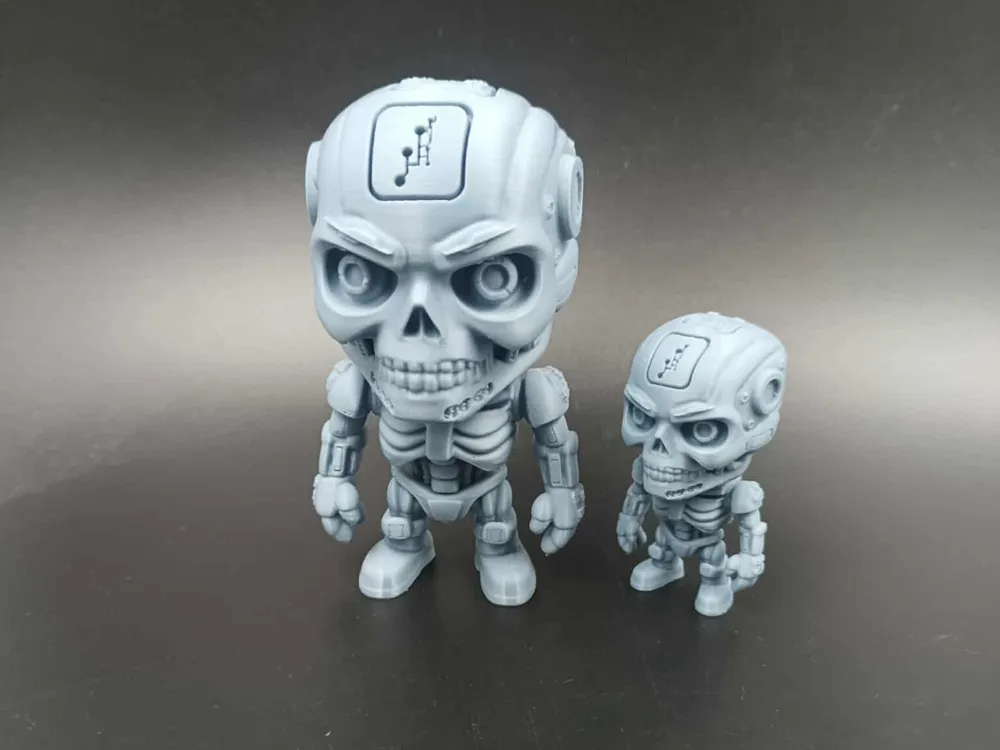 Chibi Terminator Cyborg - Robot by drakeforge3d MakerWorld: Download ...