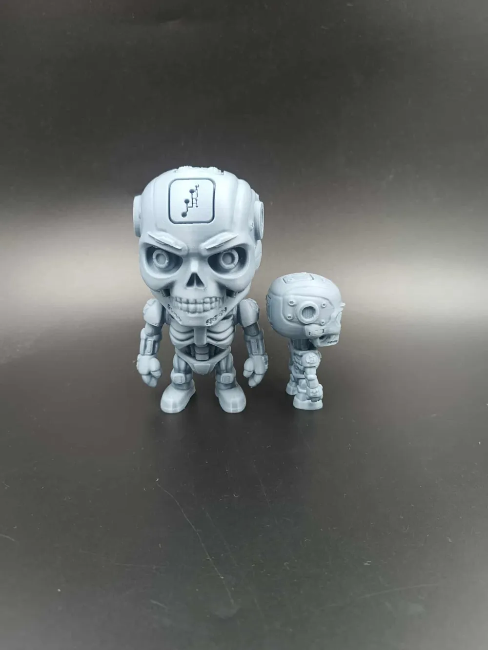 Chibi Terminator Cyborg - Robot - Free 3D Print Model - MakerWorld