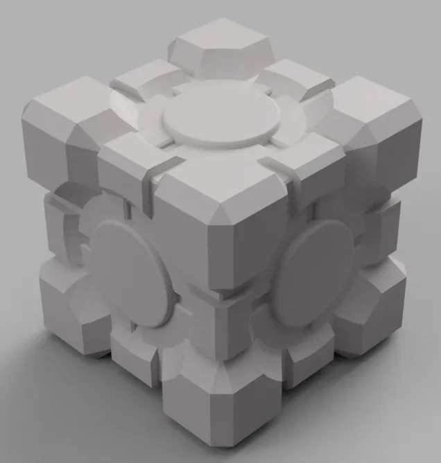 Companion Cube Portal Game - 3D Model by MILITECH MakerWorld: Download ...