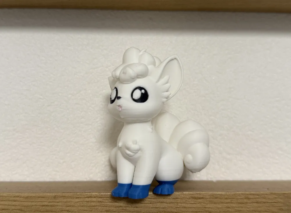 Pokémon & Vulpix - Alolan Vulpix - Free 3D Print Model - MakerWorld