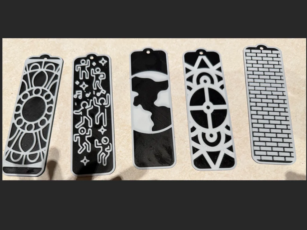 Fun Bookmarks by mspark607 MakerWorld: Download Free 3D Models