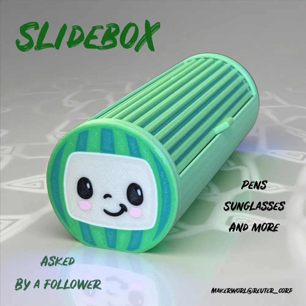 Slidebox – Melon Travel Box by Reuter_Corp - MakerWorld