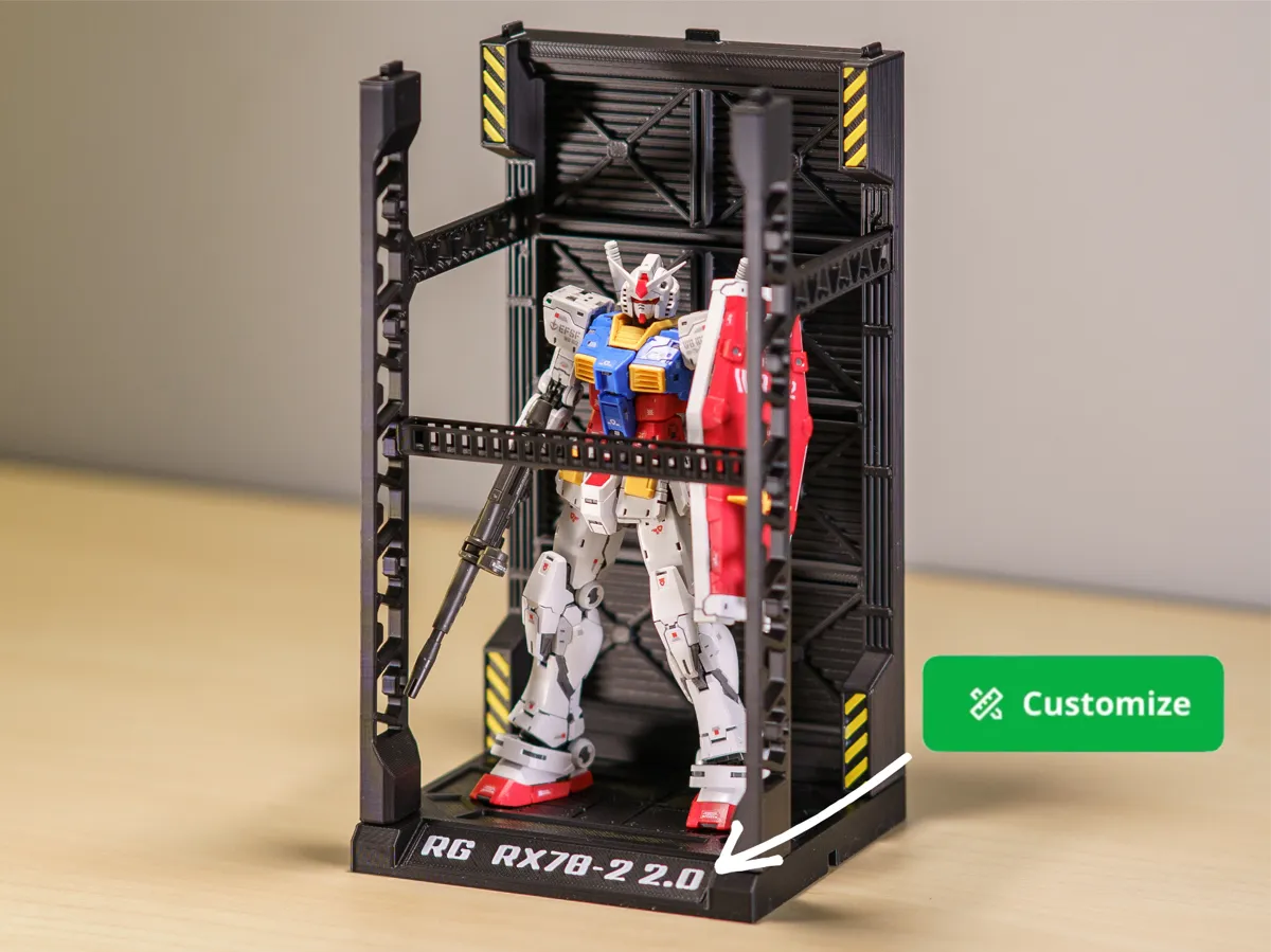 Modular Gundam Hangar - Free 3D Print Model - MakerWorld