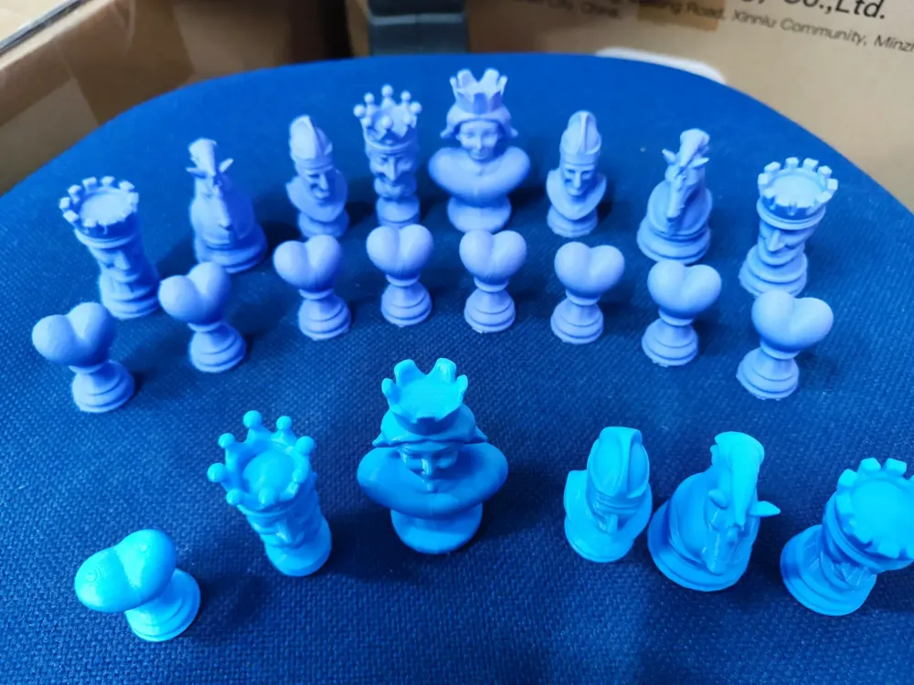 Heart Chess by Creatività in 3D MakerWorld: Download Free 3D Models