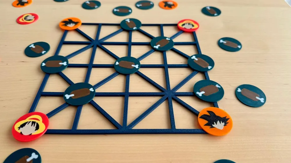 Bagh Chal (Anime Version) by Sandee Bee MakerWorld: Download Free 3D Models