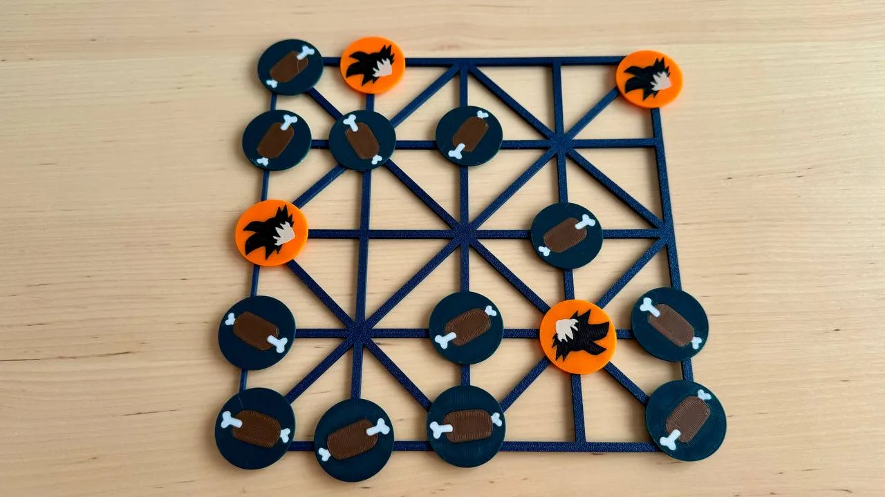 Bagh Chal (Anime Version) by Sandee Bee MakerWorld: Download Free 3D Models