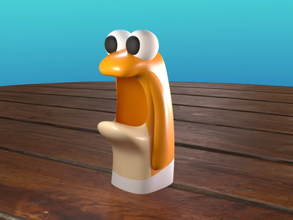 Meep Anchovy Pencil Cup - SpongeBob - Free 3D Print Model - MakerWorld