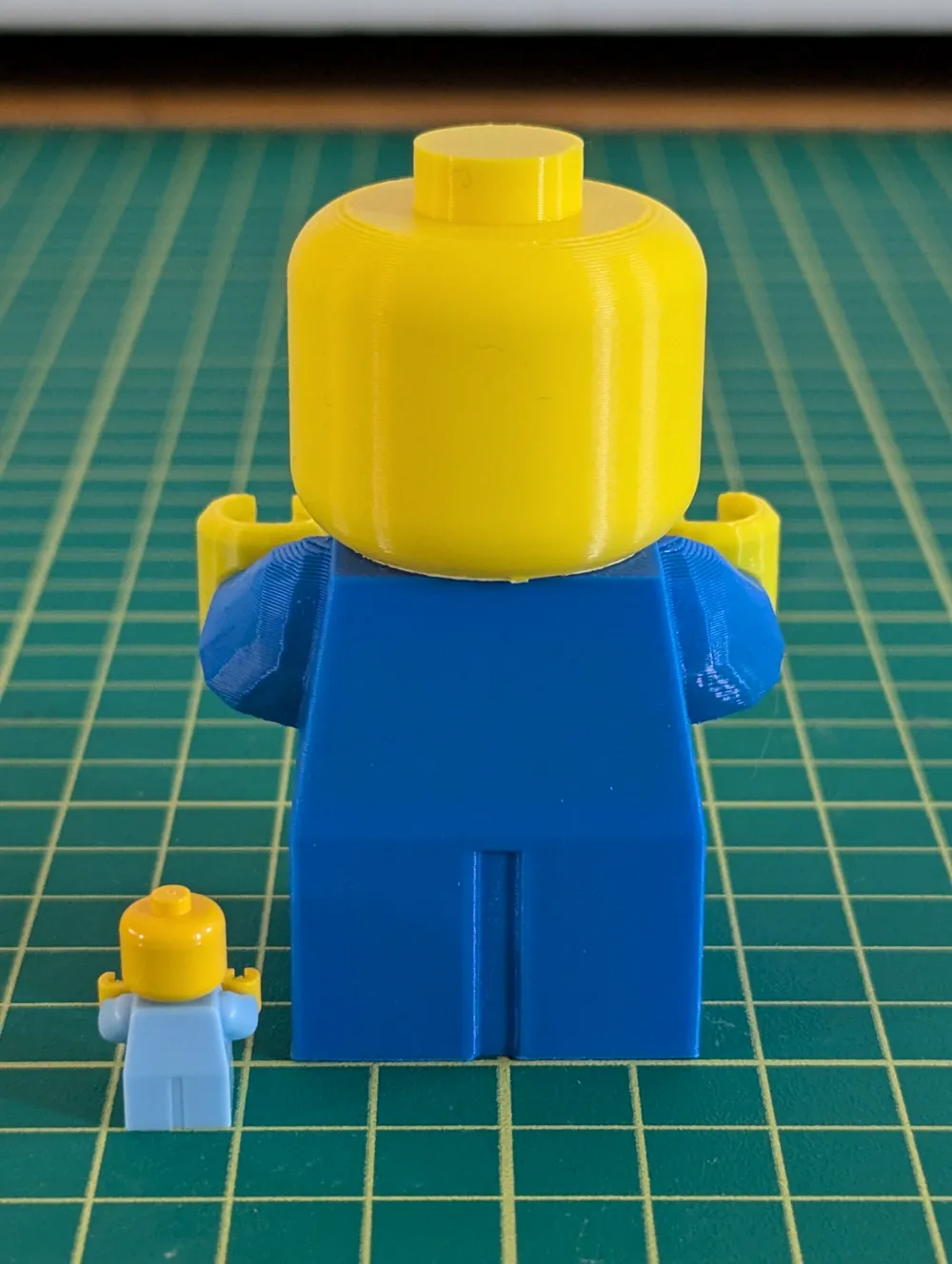 Big Brick Baby Minifigure 4x scale - Free 3D Print Model - MakerWorld