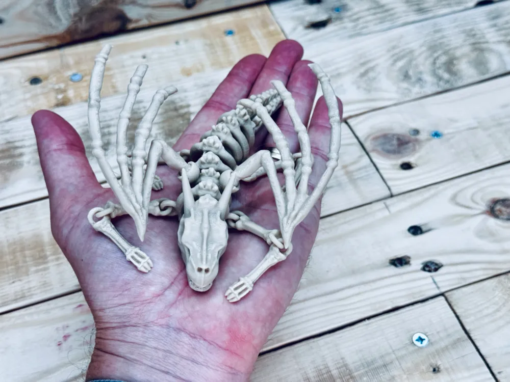 Mini Dragon Skeleton by ENIQUE3D MakerWorld: Download Free 3D Models