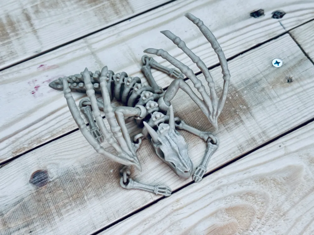 Mini Dragon Skeleton by ENIQUE3D MakerWorld: Download Free 3D Models