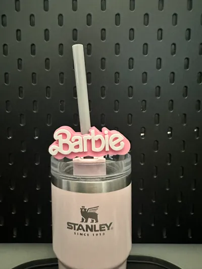 Barbie Straw Topper by eulisesalarcon MakerWorld: Download Free 3D Models