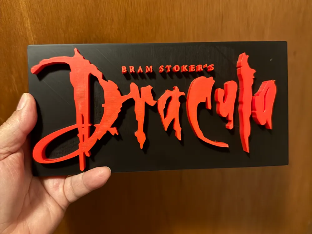 Dracula logo - Free 3D Print Model - MakerWorld