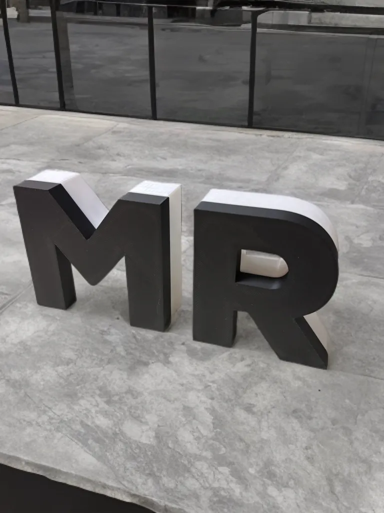 Modern Font Letters and Numbers - Free 3D Print Model - MakerWorld