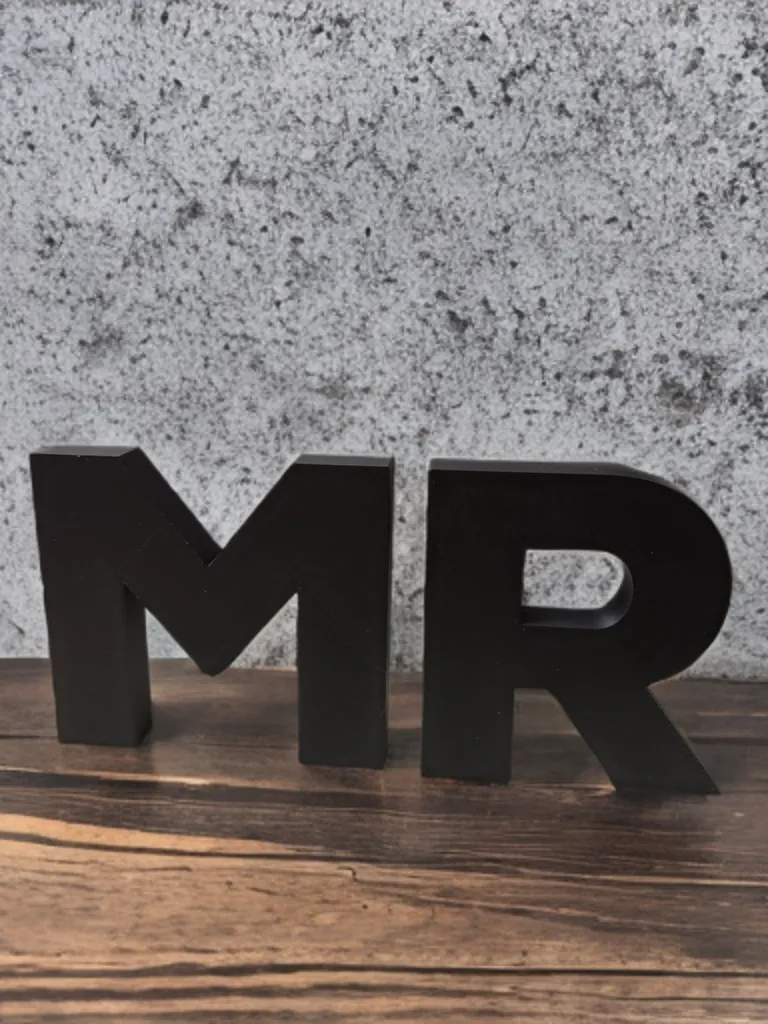 Modern Font Letters and Numbers - Free 3D Print Model - MakerWorld