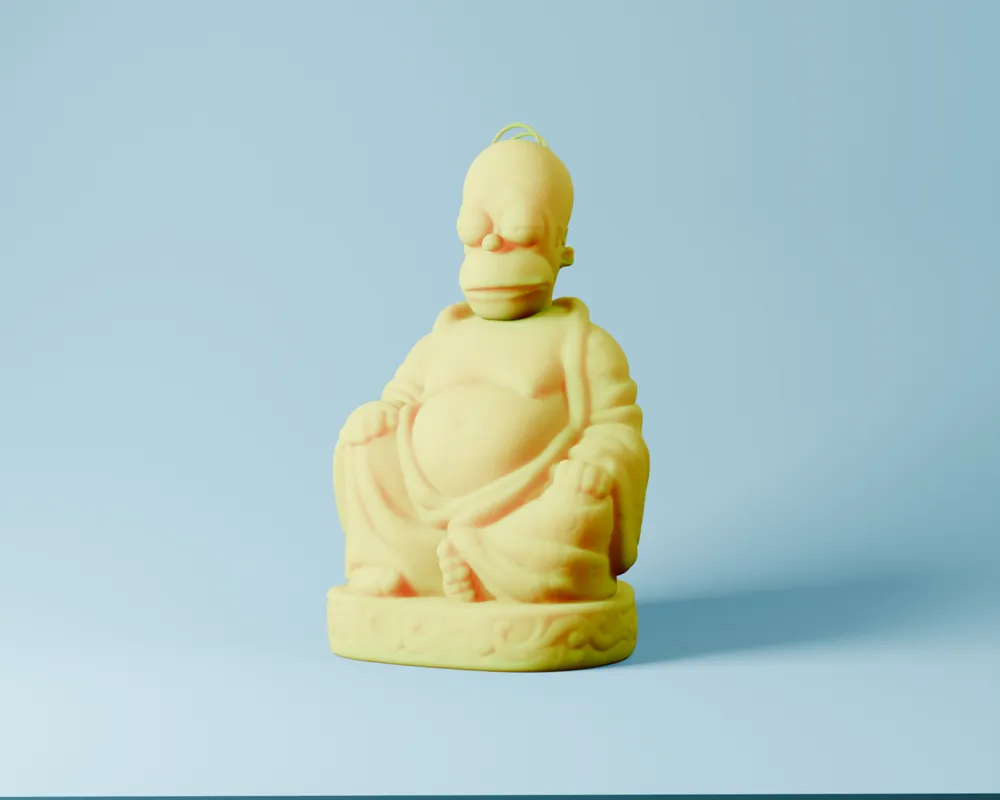 Homer Buddha - Simpsons by DigerTorsk MakerWorld: Download Free 3D Models