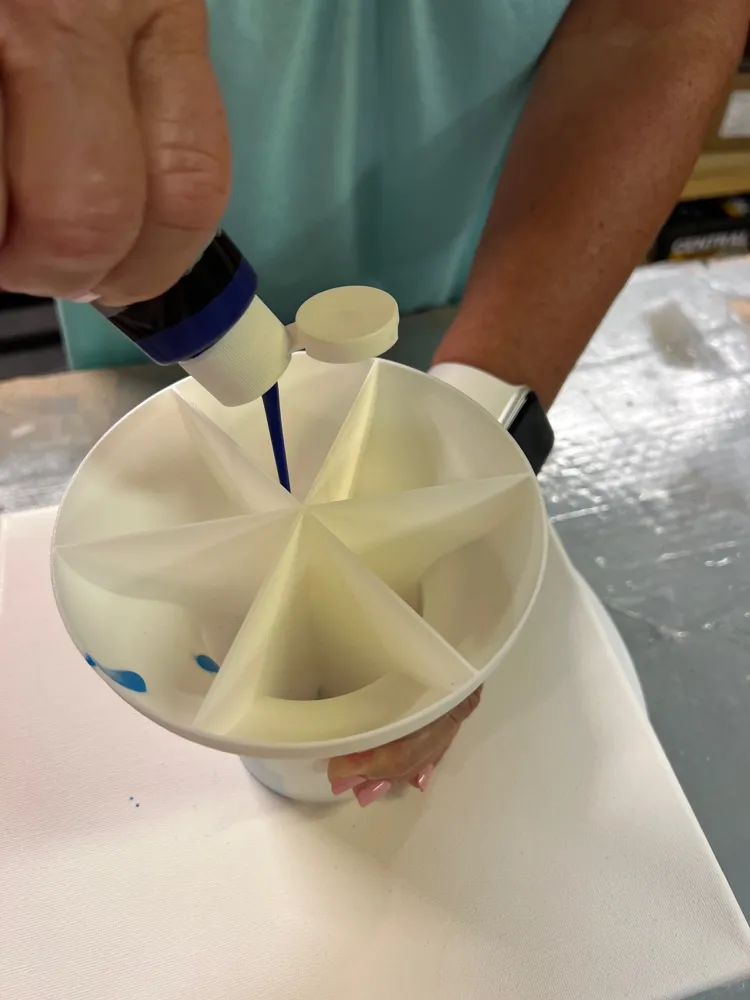 Acrylic pouring paint funnel - Free 3D Print Model - MakerWorld