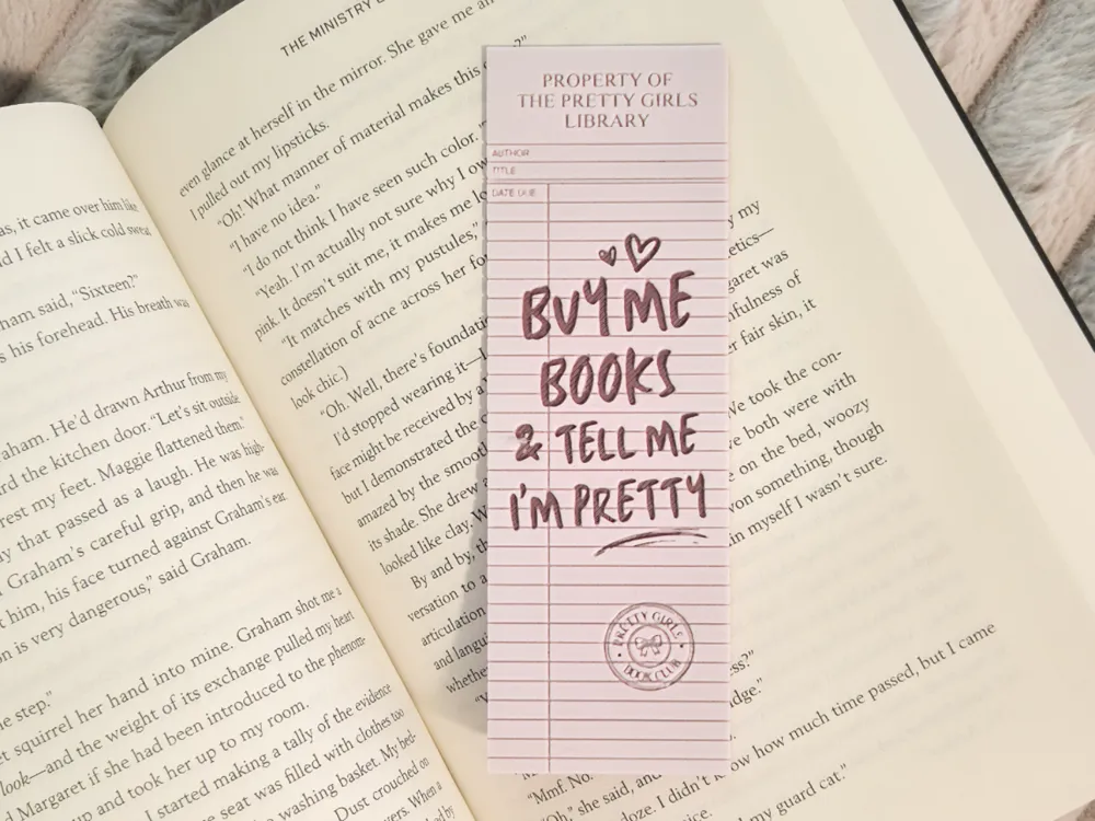 Library Card Buy me Books Bookmark (hueforge) - Free 3D Print Model ...