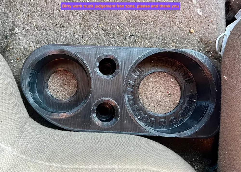 Ford Ranger removable cupholder by 20r3mun - MakerWorld