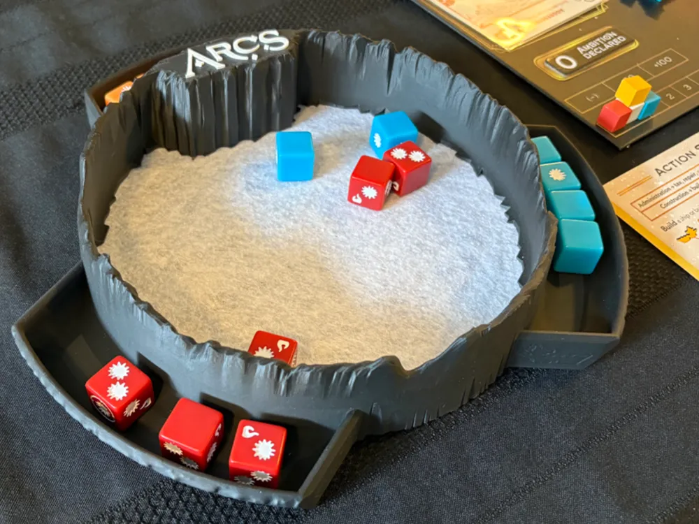 Arcs boardgame - Dice tray by Major93 - MakerWorld
