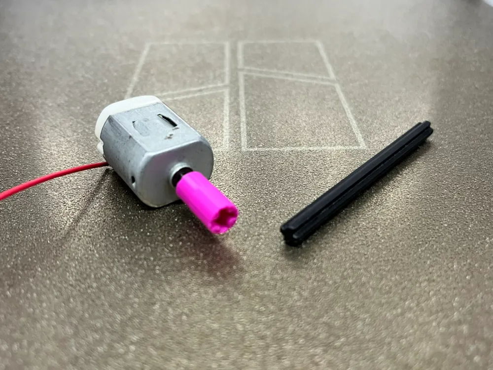 dc motor to L.E.G.O technic axle adapter - Free 3D Print Model - MakerWorld