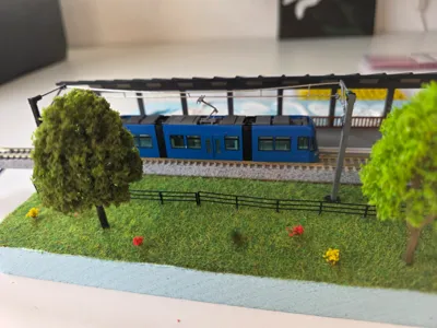 train station n scale by Victor7199 MakerWorld: Download Free 3D Models