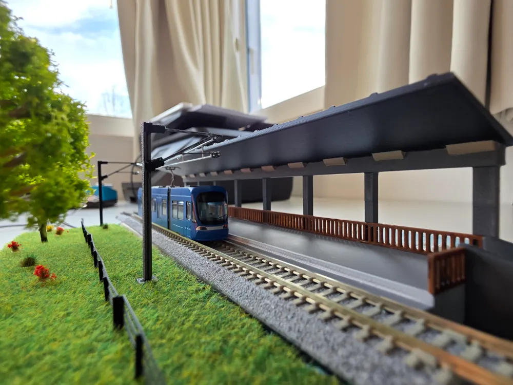 train station n scale by Victor7199 MakerWorld: Download Free 3D Models