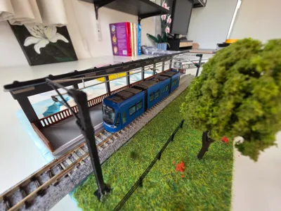train station n scale by Victor7199 MakerWorld: Download Free 3D Models