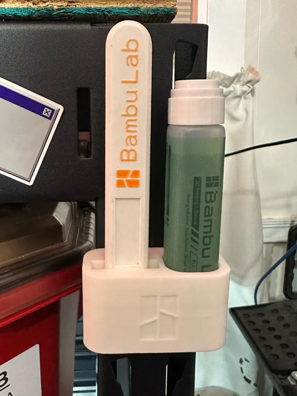 Bambu Lab Liquid Glue & Scraper Holder Remixed by 3D EVERYTHING ...