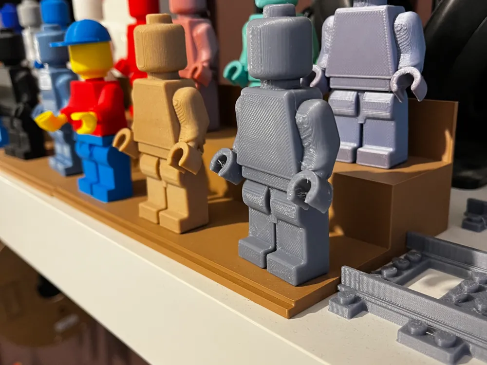 minifigure shelf by PegoLab - MakerWorld