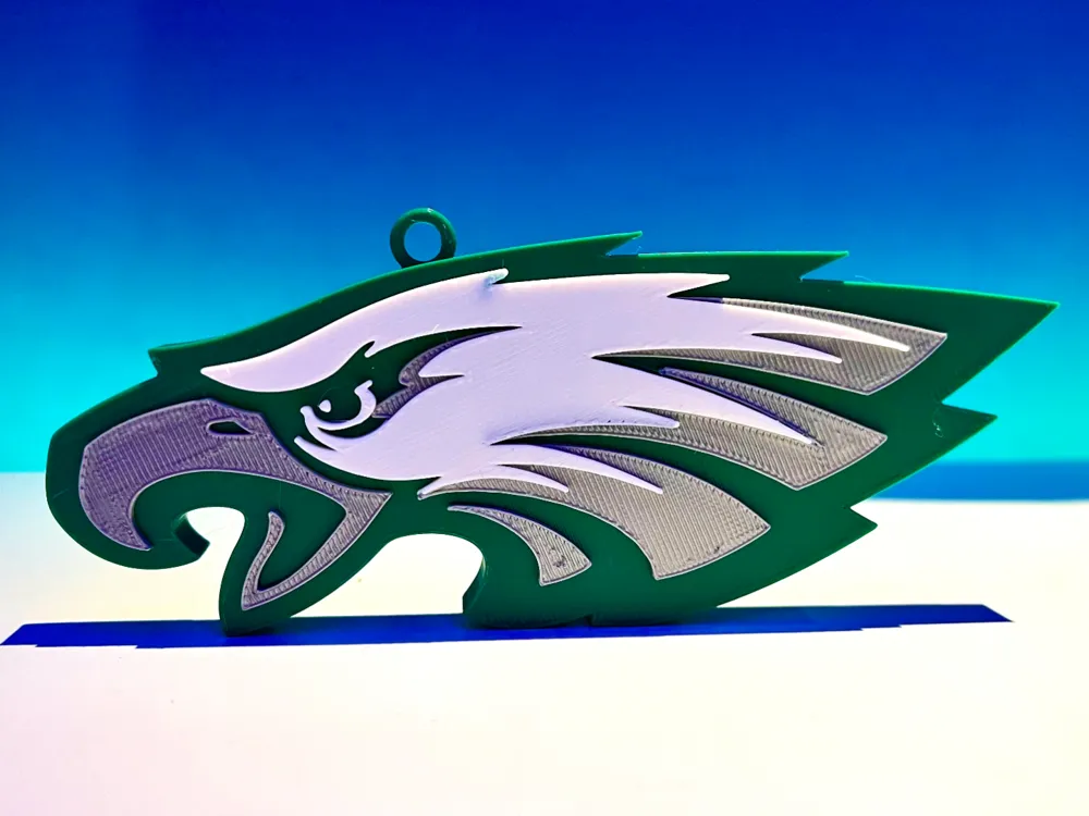 Philadelphia Eagles Ornament by Mdaniels MakerWorld: Download Free 3D ...