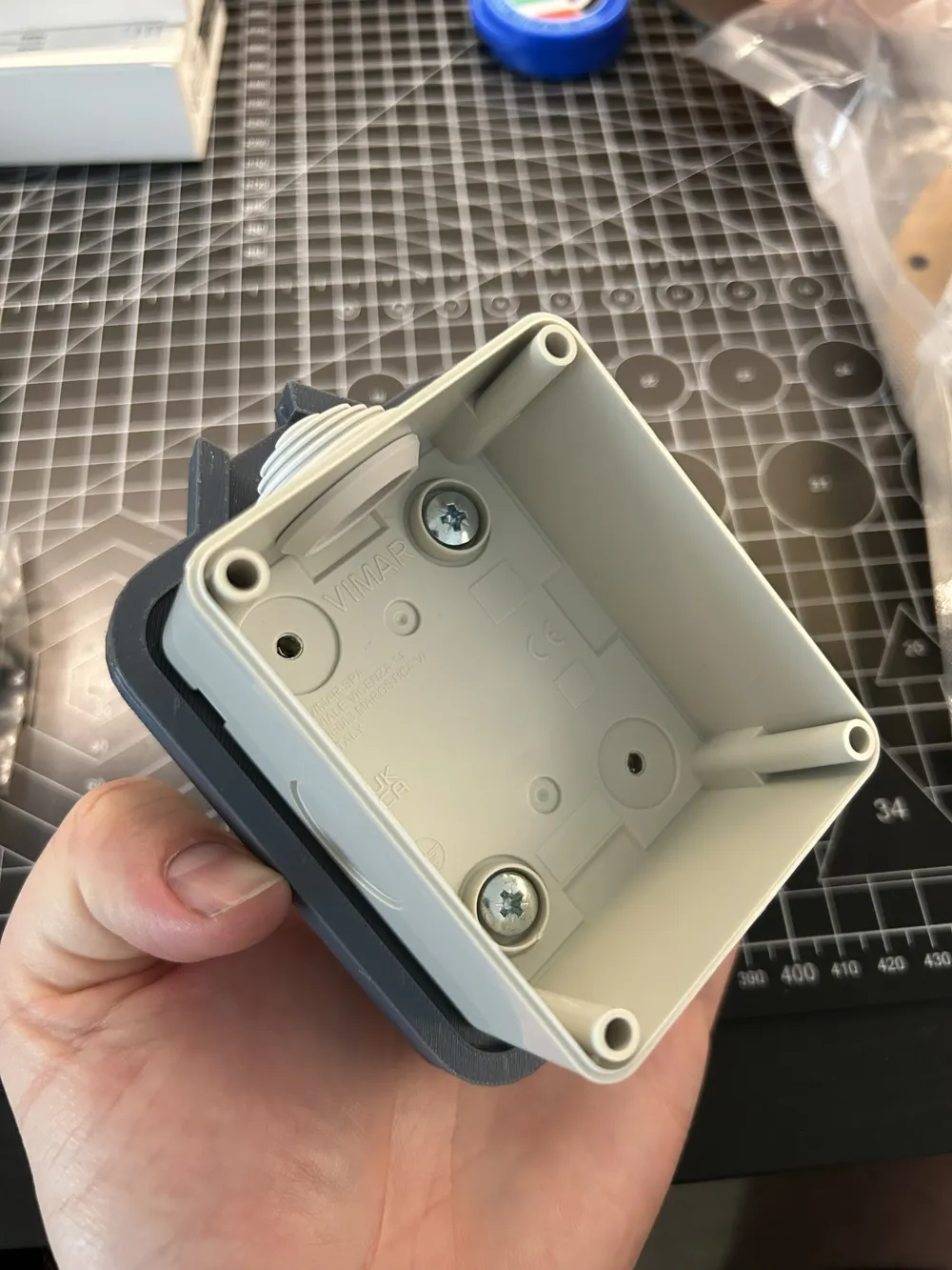 magnetic IP55 box holder - Free 3D Print Model - MakerWorld
