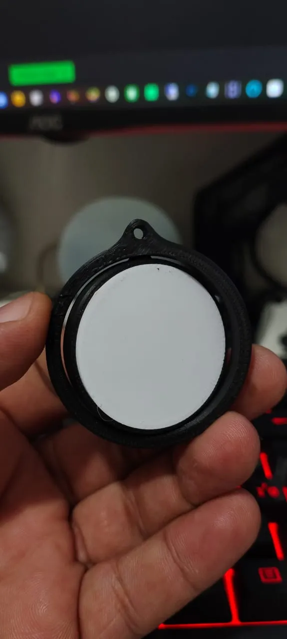 Spinning Keychain – Clean Customizable Version - Free 3D Print Model ...