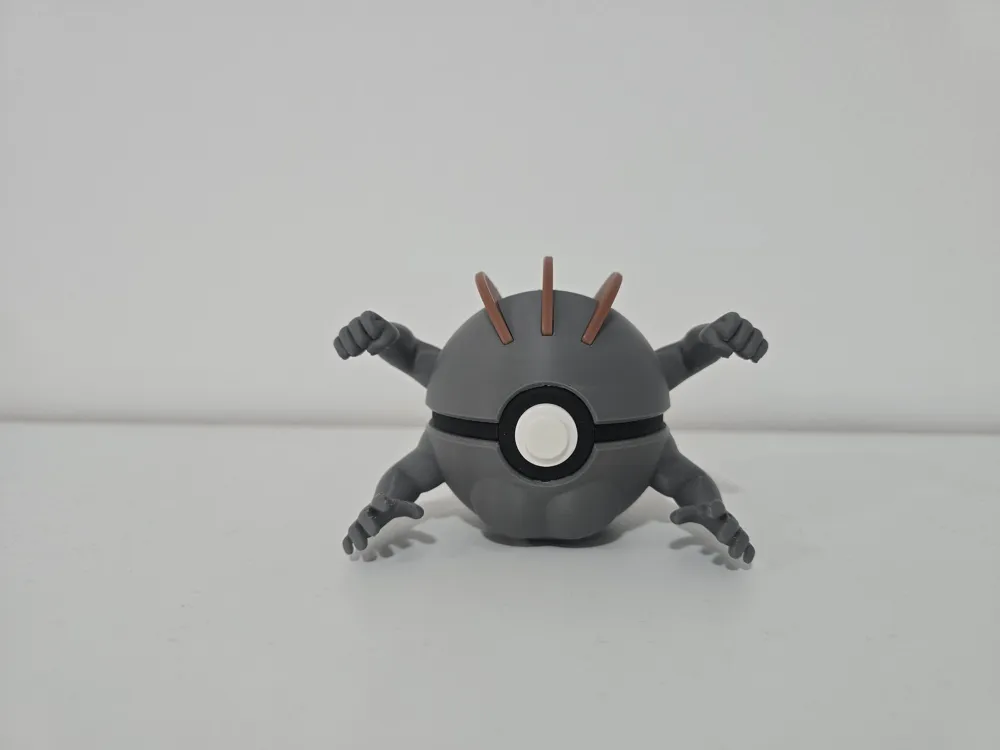 #0068 Machamp Pokéball - Multiparts by 3D Girl MakerWorld: Download ...