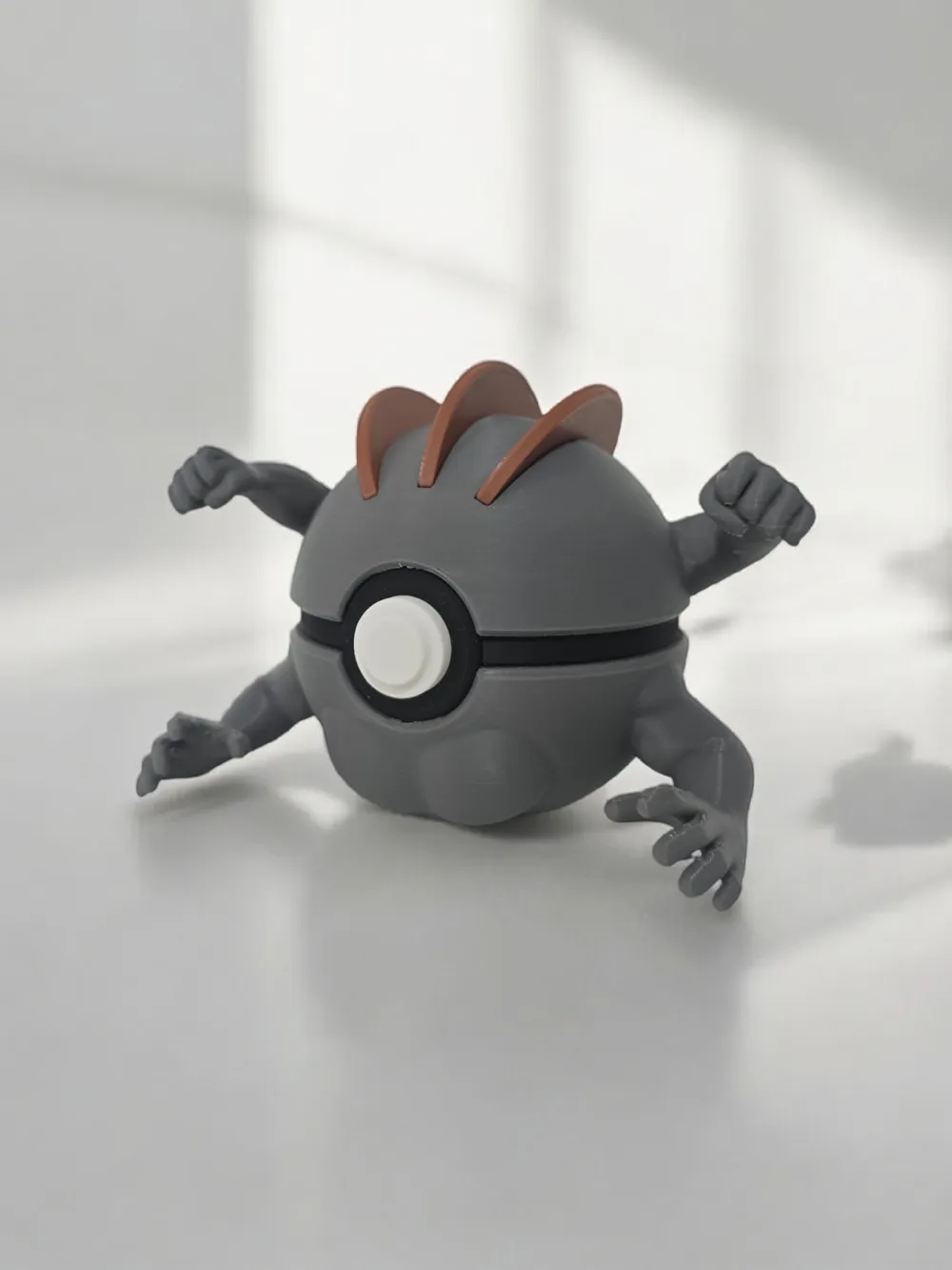 #0068 Machamp Pokéball - Multiparts by 3D Girl MakerWorld: Download ...