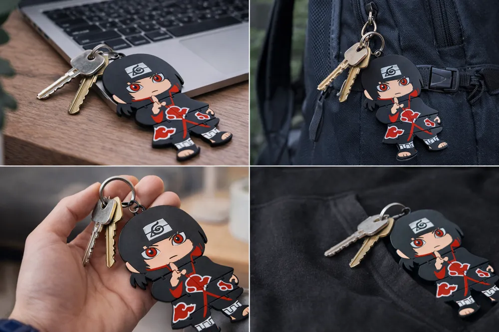 Flexi Chibi Itachi Uchicha Akatsuki Naruto - Free 3D Print Model ...