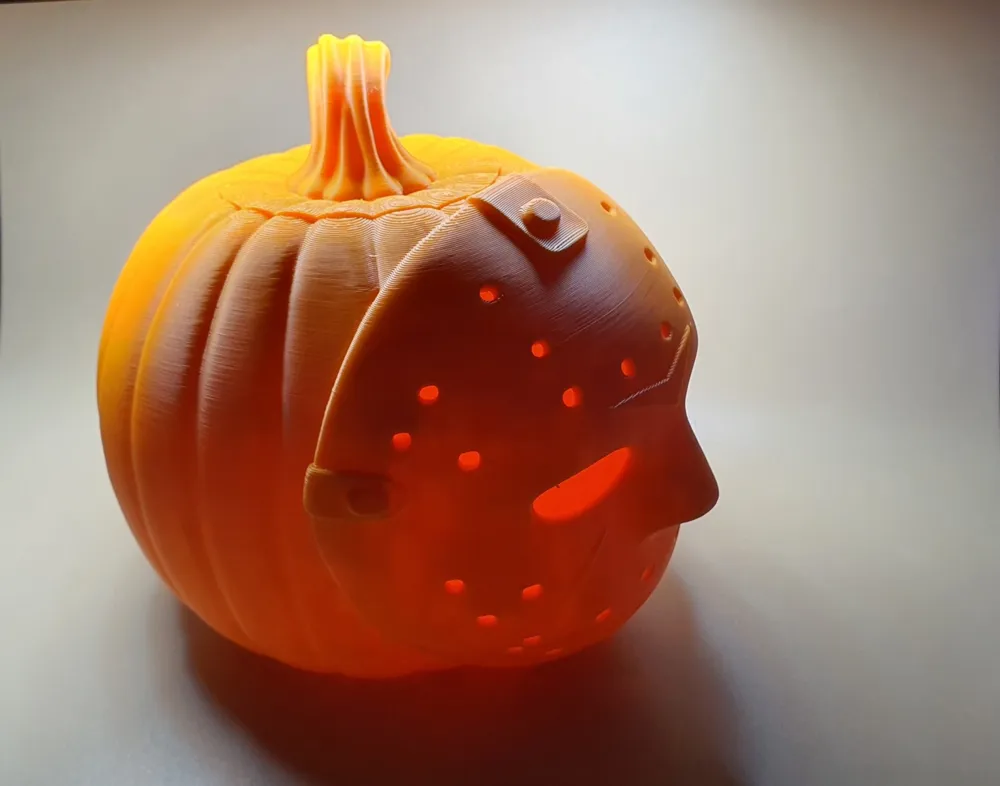 Halloween pumpkin Jason Voorhees friday the 13th by _JkJk_ MakerWorld ...