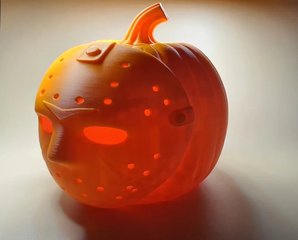 Halloween pumpkin Jason Voorhees friday the 13th by _JkJk_ MakerWorld ...
