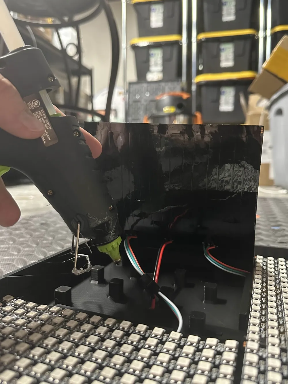 LED Matrix Shadow Wobble Frame - Free 3D Print Model - MakerWorld