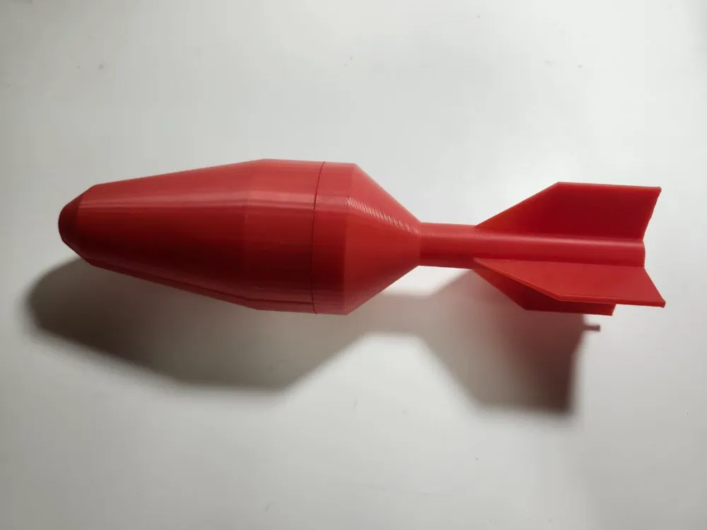 Potato Cannon Finned Projectile by AJB MakerWorld: Download Free 3D Models