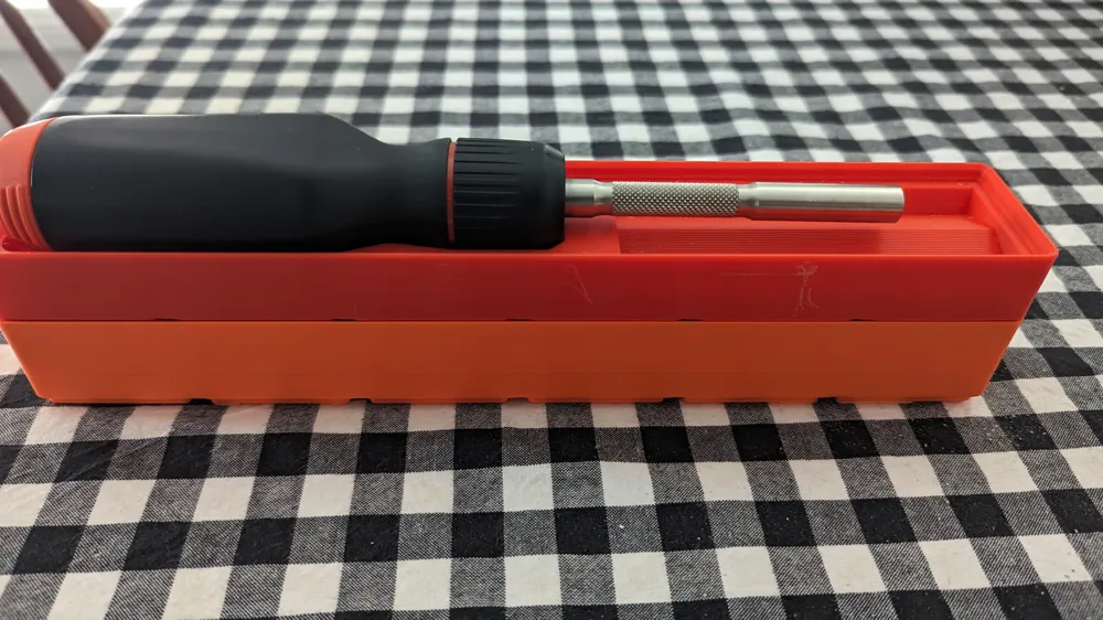 Gridfinity Bin for LTT Screwdriver bits by teh_chaosjester - MakerWorld