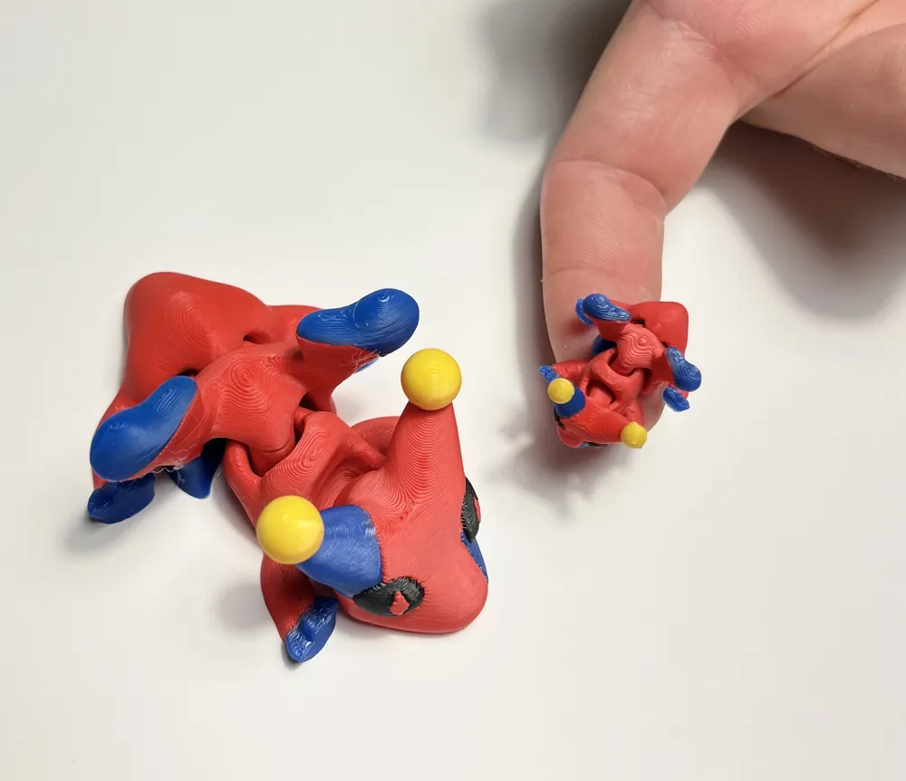 articulated baby jester dragon - Free 3D Print Model - MakerWorld