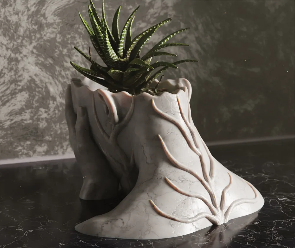 Sad Woman Vase by uni3Dworld MakerWorld: Download Free 3D Models