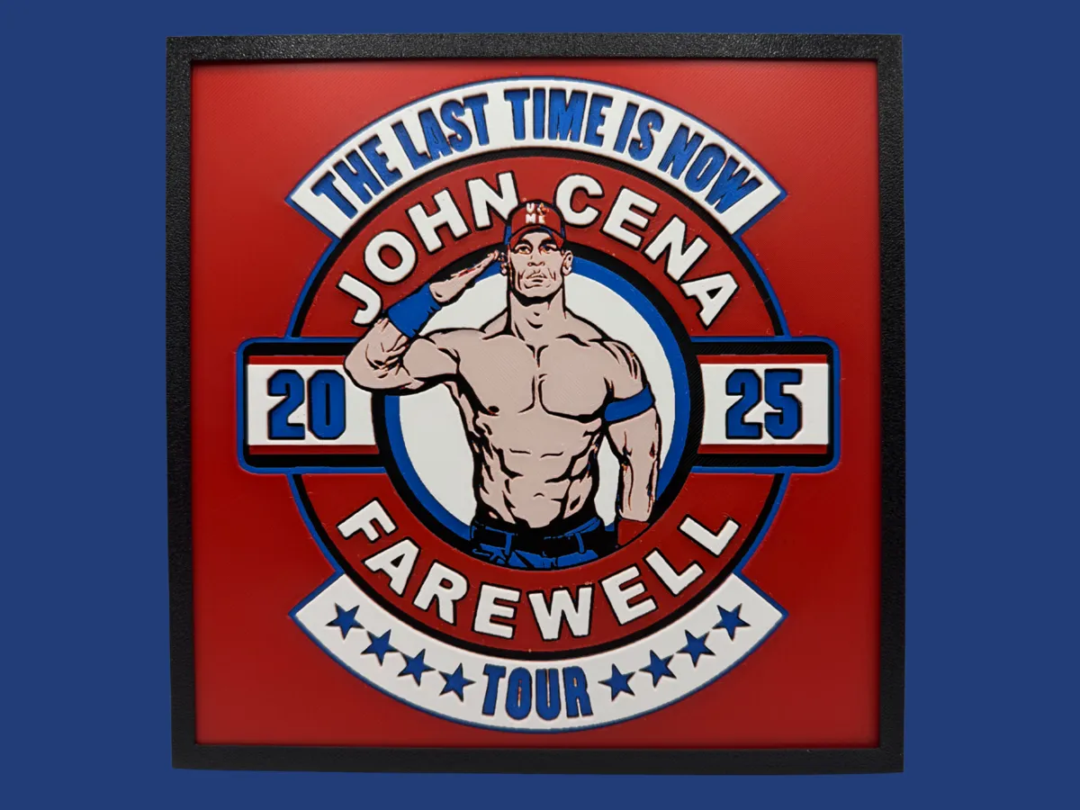 John Cena - The Last Time is Now - Free 3D Print Model - MakerWorld