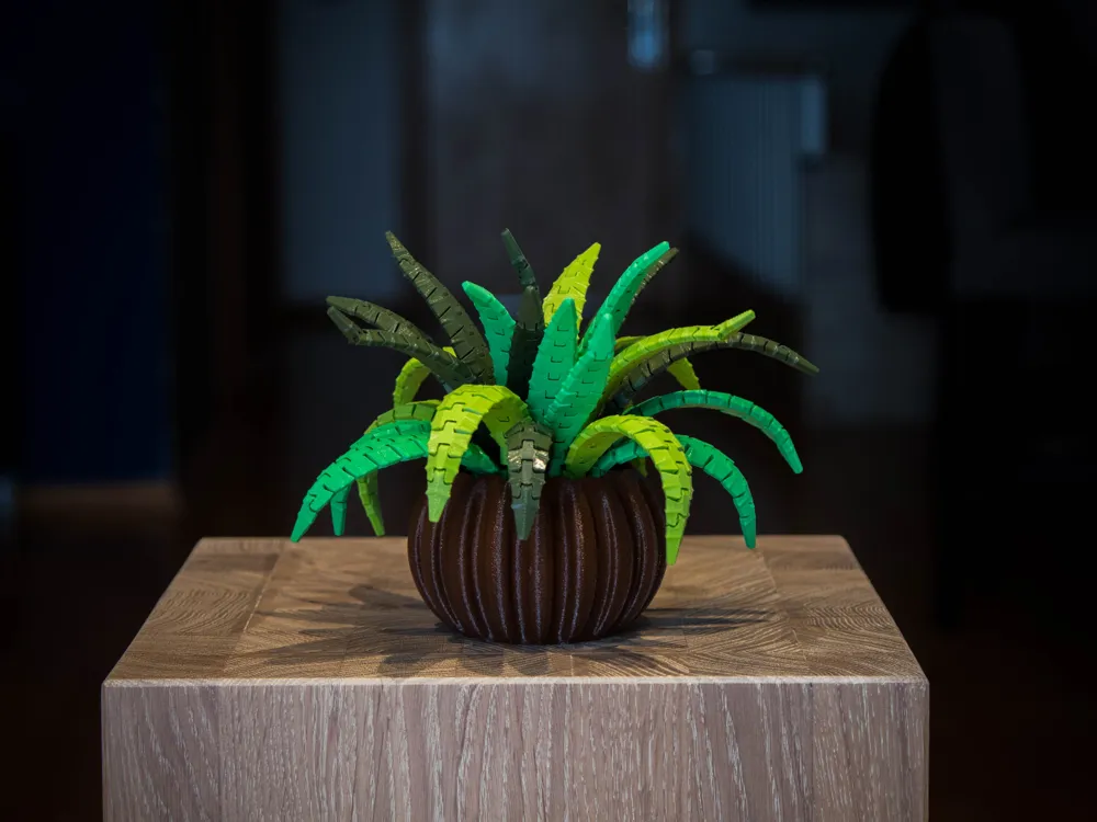 Spider Plant Planter -FlexiPlants Garden Series - Free 3D Print Model ...