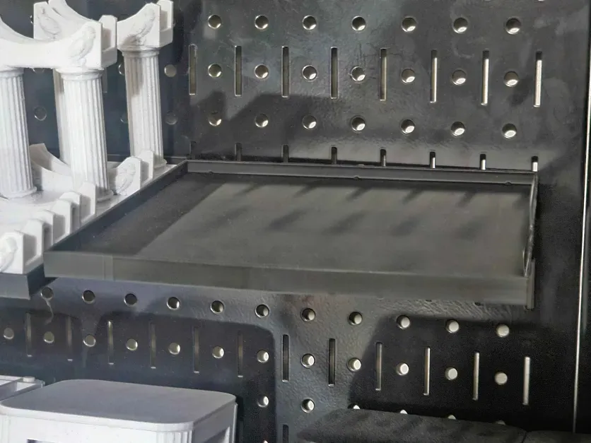 Pegboard Shelf - Free 3D Print Model - MakerWorld