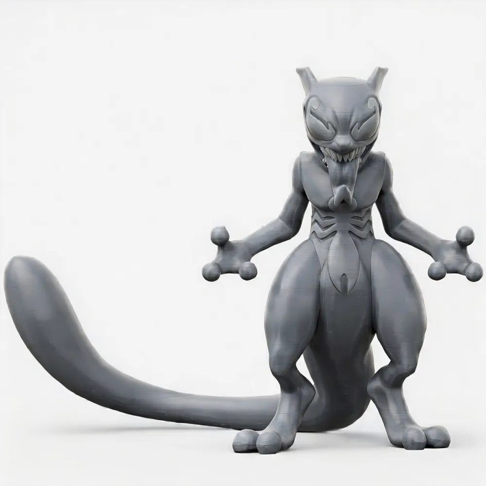 Venom MewTwo ~ Pokemon erste Generation - Free 3D Print Model - MakerWorld