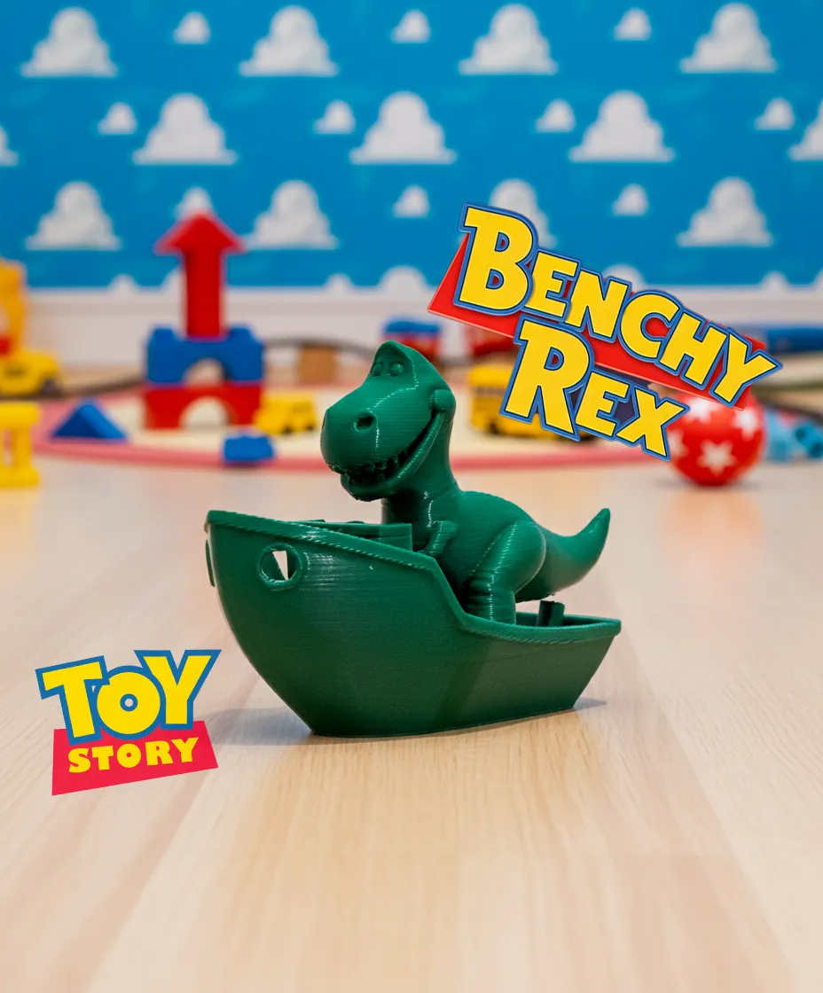 Benchy Rex - Toy Story - Modelo de impresión 3D gratuito - MakerWorld